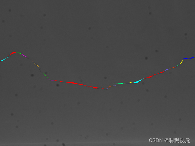 基于Halcon的XLD（亚像素轮廓）转为Region（像素区域）的算法代码（不改变原有XLD线条结构，支持多轮廓同时转换，且保留原有的连通性 ...