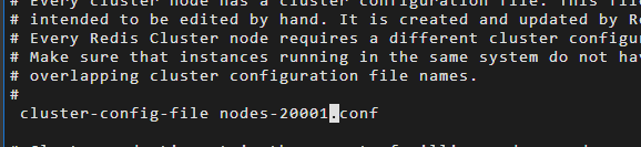 Sorry, the cluster configuration file nodes.conf is already used by a different Redis Cluster ...