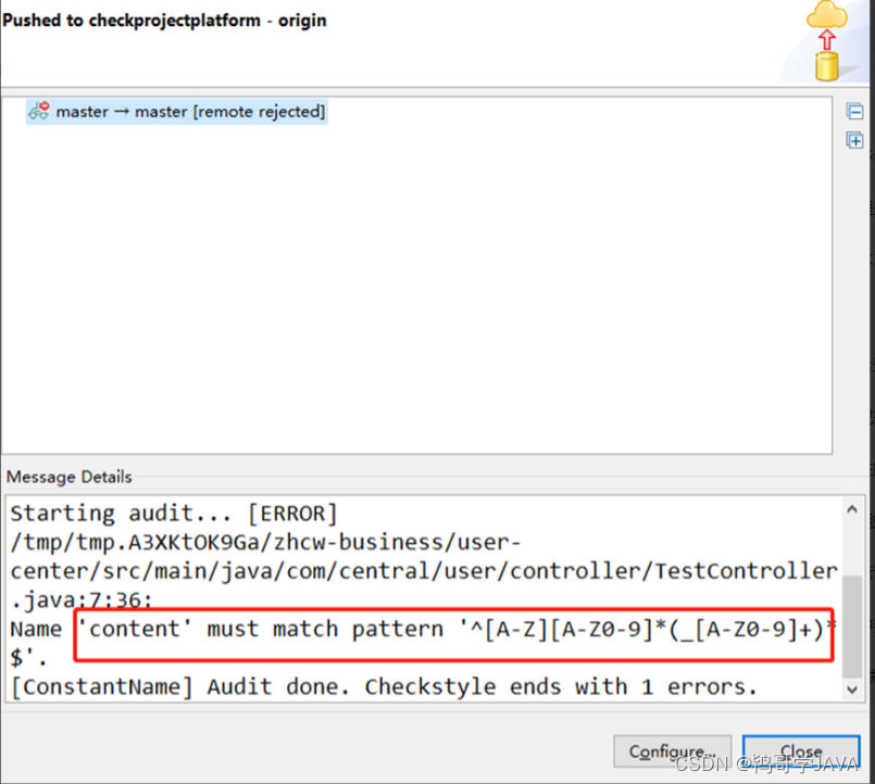 Gitlab服务端集成checkstyle实现代码自动审核gitlab代码评审鸨哥学java的博客 Csdn博客