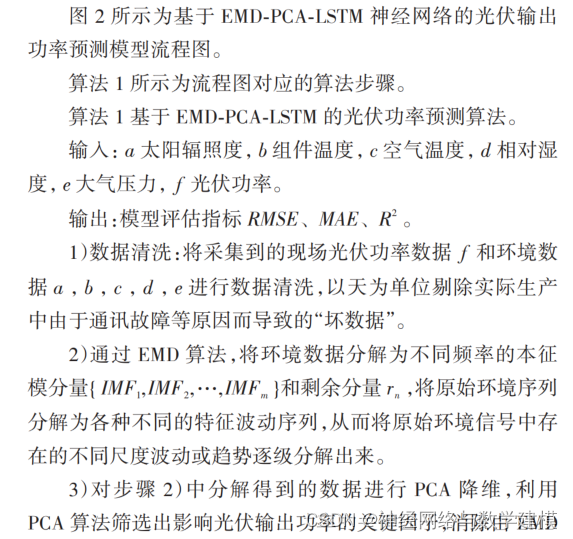 基于emd Pca Lstm的光伏功率回归预测模型论文复现——附代码 Csdn博客