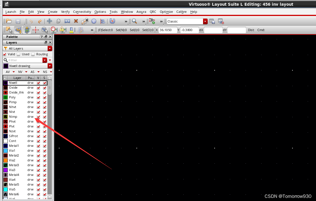 CMOS反相器版图设计-CSDN博客