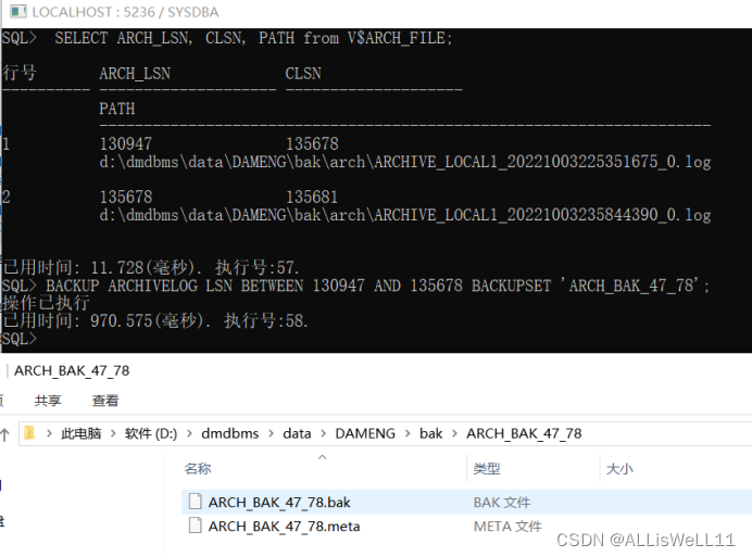 Disql工具联机备份备份数据库、表空间、表和归档backup Database Backupset Csdn博客