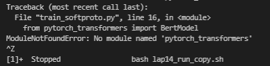 No model “pytorch_transformers“_no module named 'pytorch-transformers ...