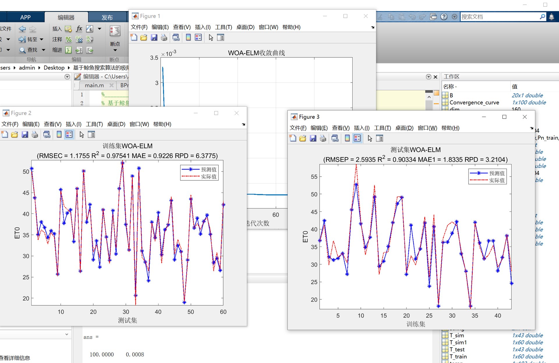 鲸鱼算法WOA优化极限学习机ELM，代码内有详细注释，直接替换数据就可以使用-CSDN博客