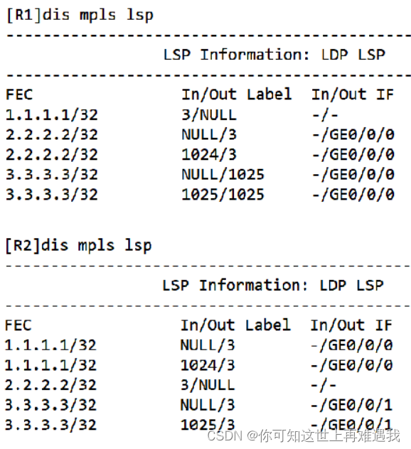 华为HCIA进阶笔记：MPLS 基本原理_华为mpls-CSDN博客