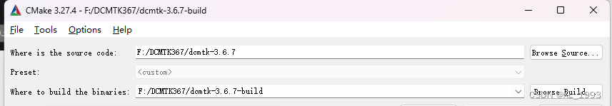 DCMTK的下载，编译（Win11+VS2019+DCMTK3.6.7）_dcmtk下载-CSDN博客