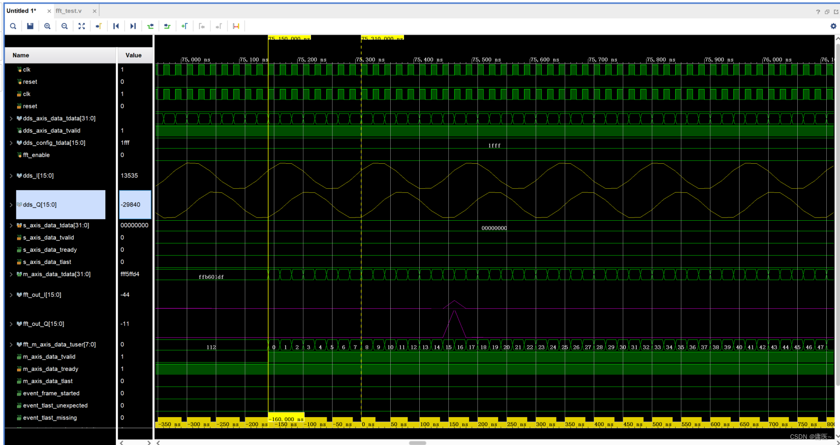 Xilinx 的FFT IP核使用方法（配置为FFT 、IFFT两种模式）_如何调整fft ip核的定点格式-CSDN博客
