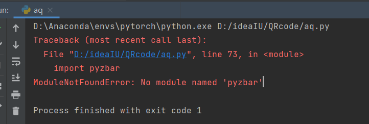 python无法import pyzbar（No module named ‘pyzbar‘）_no module named 'pyzbar-CSDN博客