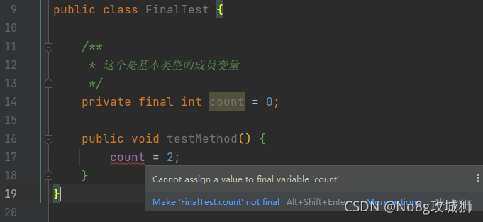 【java用法】java关键字 —— Final的用法java中一个声明为final的引用 Csdn博客