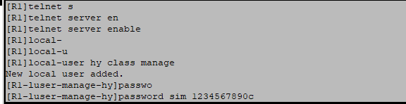 H3C-Telnet配置实验_h3ctelnet配置命令-CSDN博客