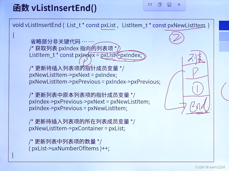 Freertos列表和列表项 Csdn博客 