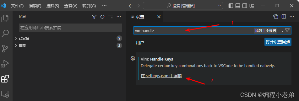 Vscode中cc常用插件以及vim插件的按键冲突问题vscode Ctrlc 乱 Csdn博客