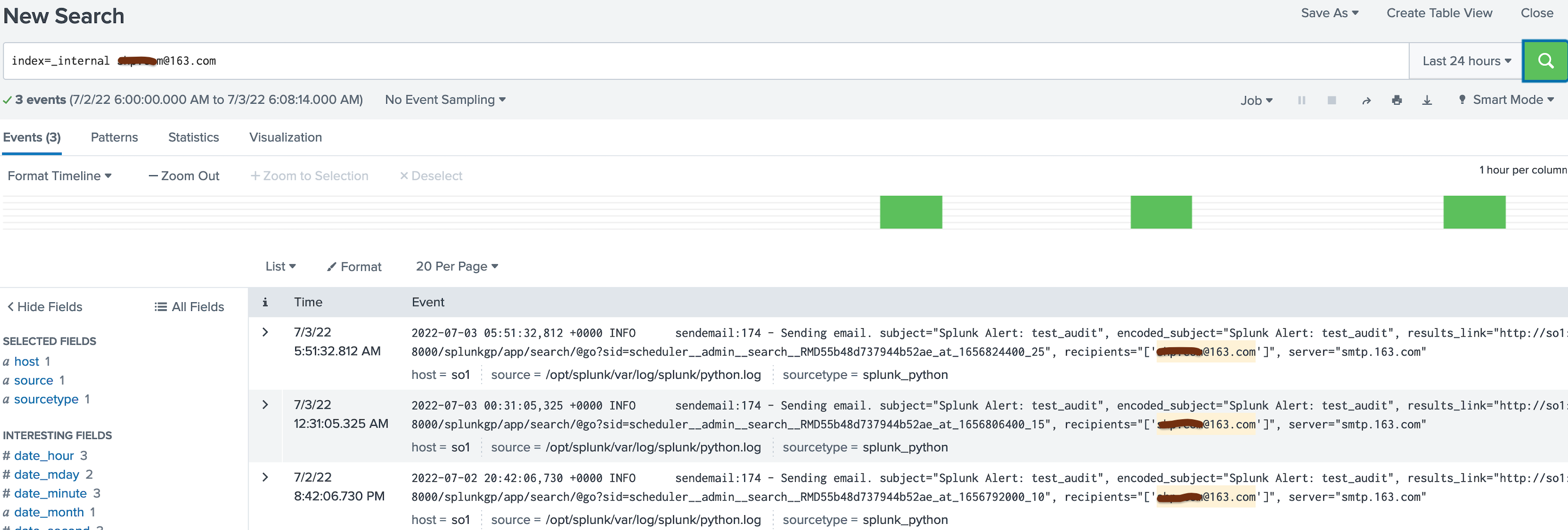 splunk配置163邮箱告警_splunk邮件设置-CSDN博客