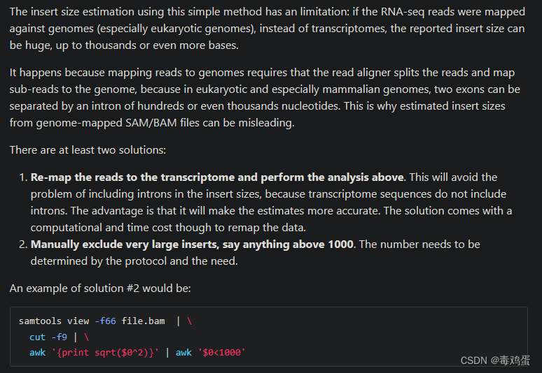 insert size、fragment、 inner 的解释，Filter BAM/SAM files by insert size-CSDN博客