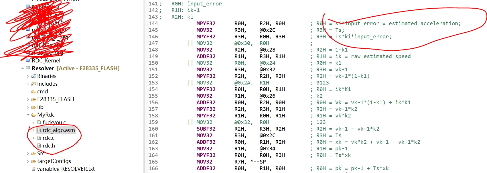 基于28335实现的旋变软解码 1、在0-360°的范围内，与TI方案的偏差非常小，平均偏差最大为0.0009弧度左右，最大偏差0.0016弧度左右_「已注销」的博客-CSDN博客