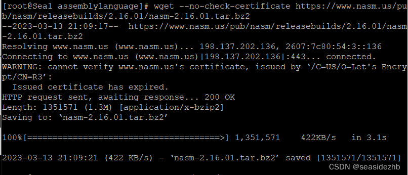 Centos 7源码安装nasm汇编器,从源码安装gcc 1220,使用汇编语言输出 Hello”nasm下载 Csdn博客