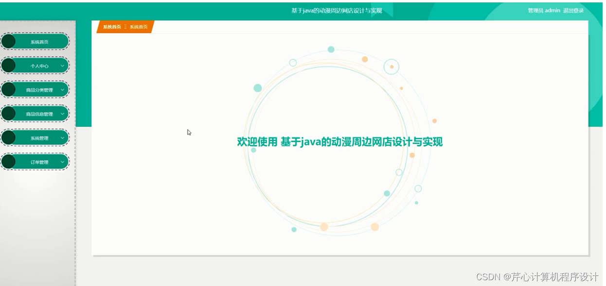 计算机毕业设计springboot基于java的动漫周边网店设计与实现c31vr9【附源码数据库部署lw】基于springboot动漫