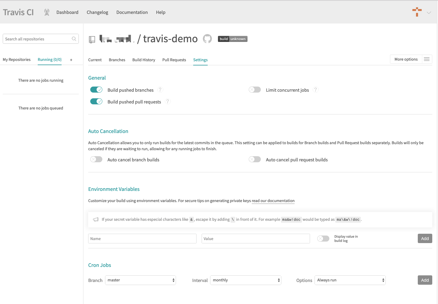 持续集成与持续部署（五）01-TravisCI——使用简介-Travis CI 只支持 Github，提供的是持续集成服务 & 配置项目的 ...
