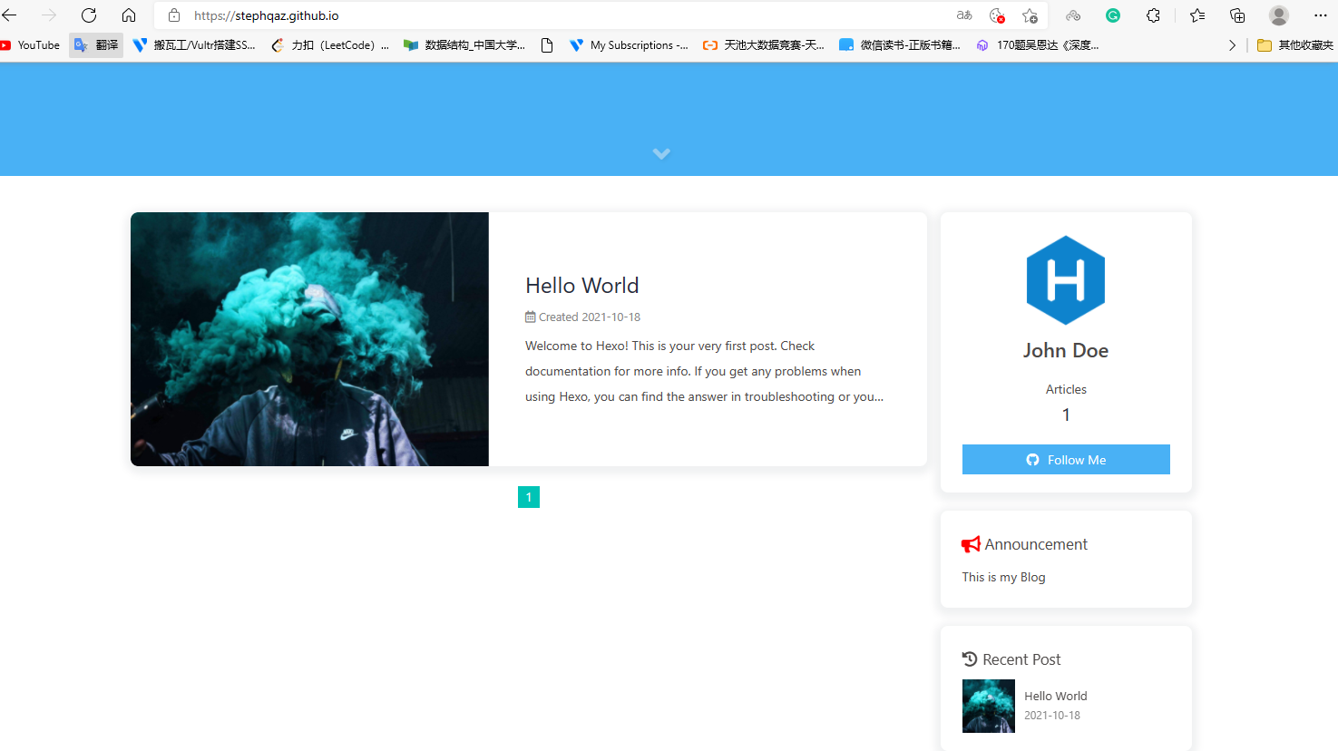 阿里云服务器+Hexo+Nginx搭建个人博客网站_hexo nginx-CSDN博客