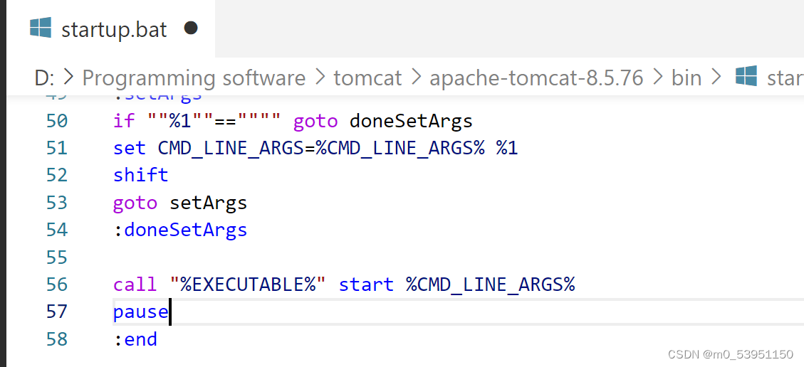 Tomcat配置虚拟目录后startup.bat闪退问题_tomcat startup.bat闪退-CSDN博客