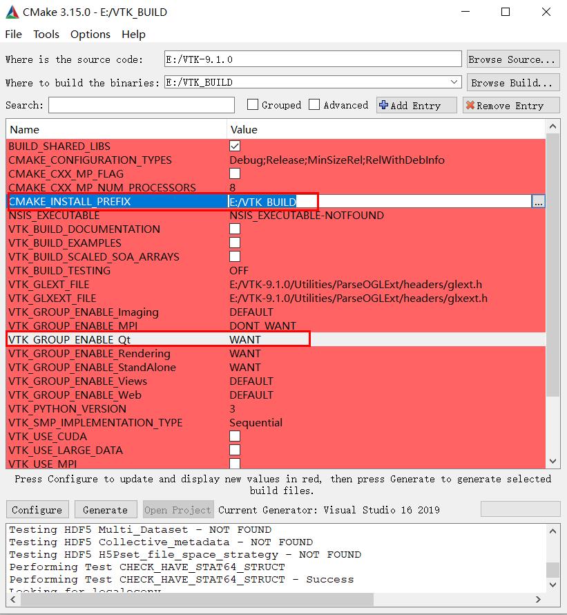 VTK + Win10 - VS2019 - Qt 5.15.2下载、编译_vtk enable qt-CSDN博客
