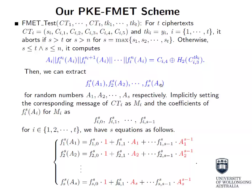 【Willy Susilo 学术报告01】Public-Key Encryption with Multi-Ciphertext ...
