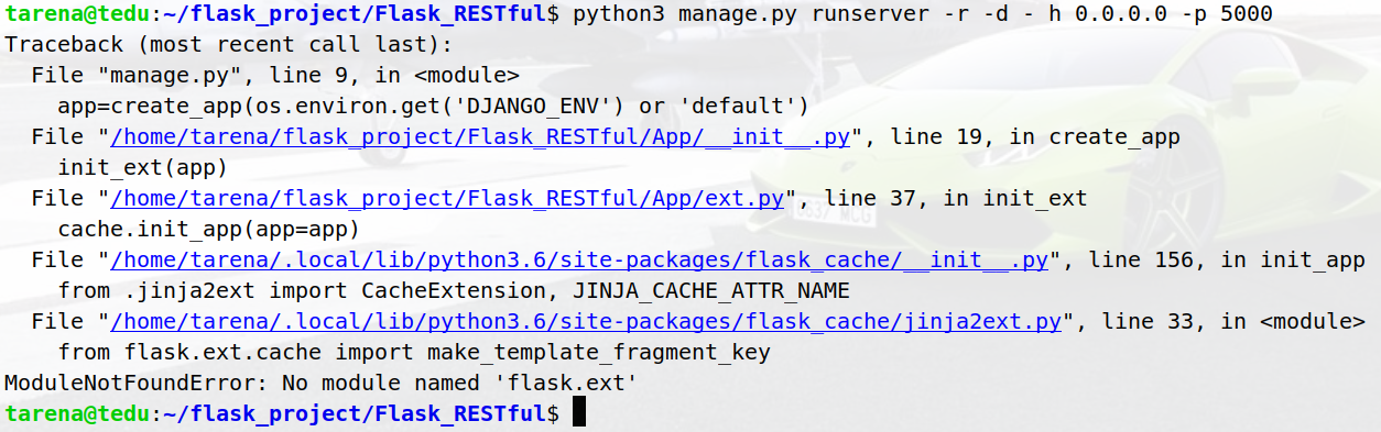 ModuleNotFoundError: No module named ‘flask.ext‘_modulenotfounderror: no module named 'flask.ext ...