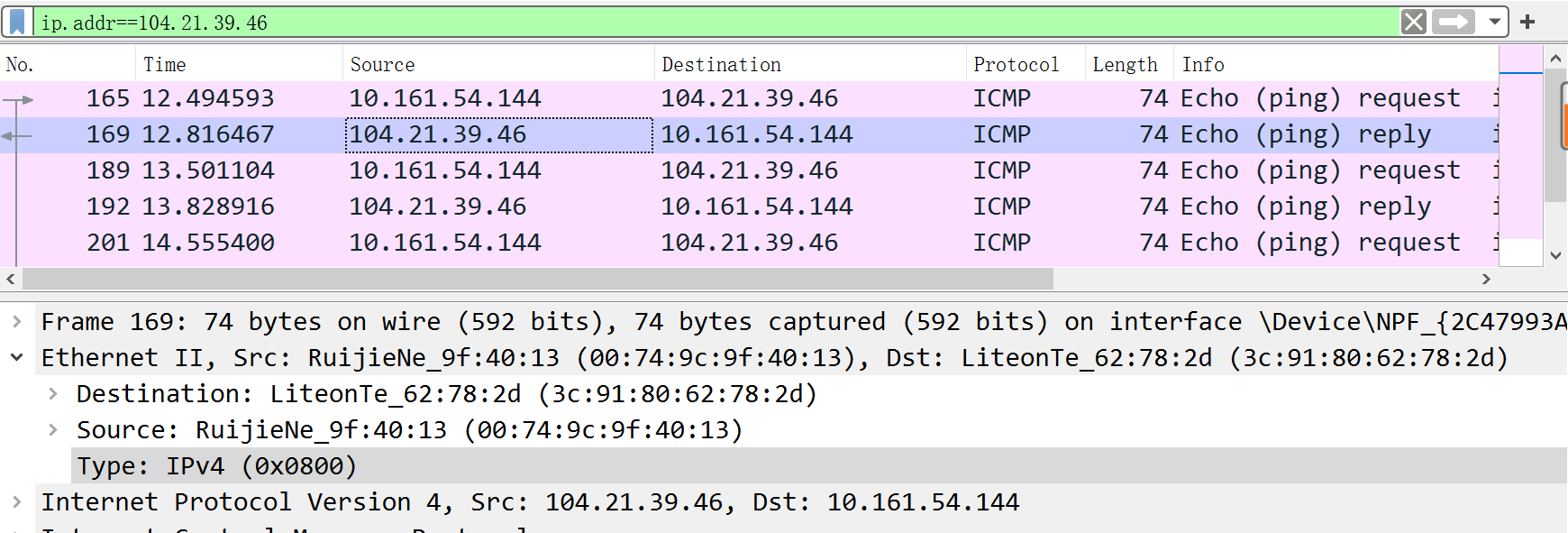 Wireshark实验_wireshark fcs-CSDN博客