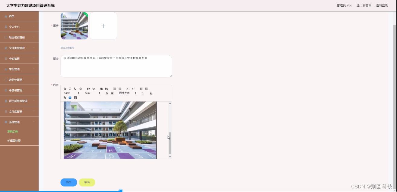 附源码计算机毕业设计java大学生能力建设项目管理系统java 专业建设管理系统源码 Csdn博客