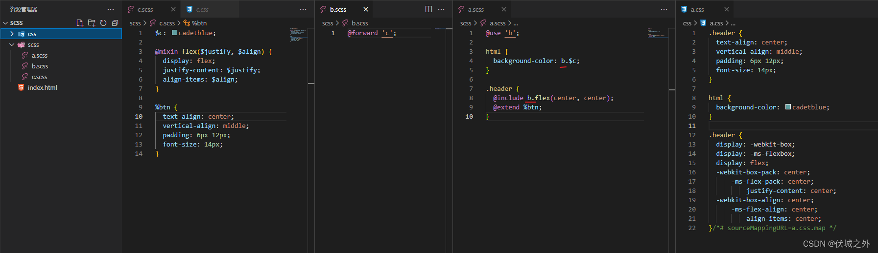 CSS - 预处理器SCSS_css scss-CSDN博客