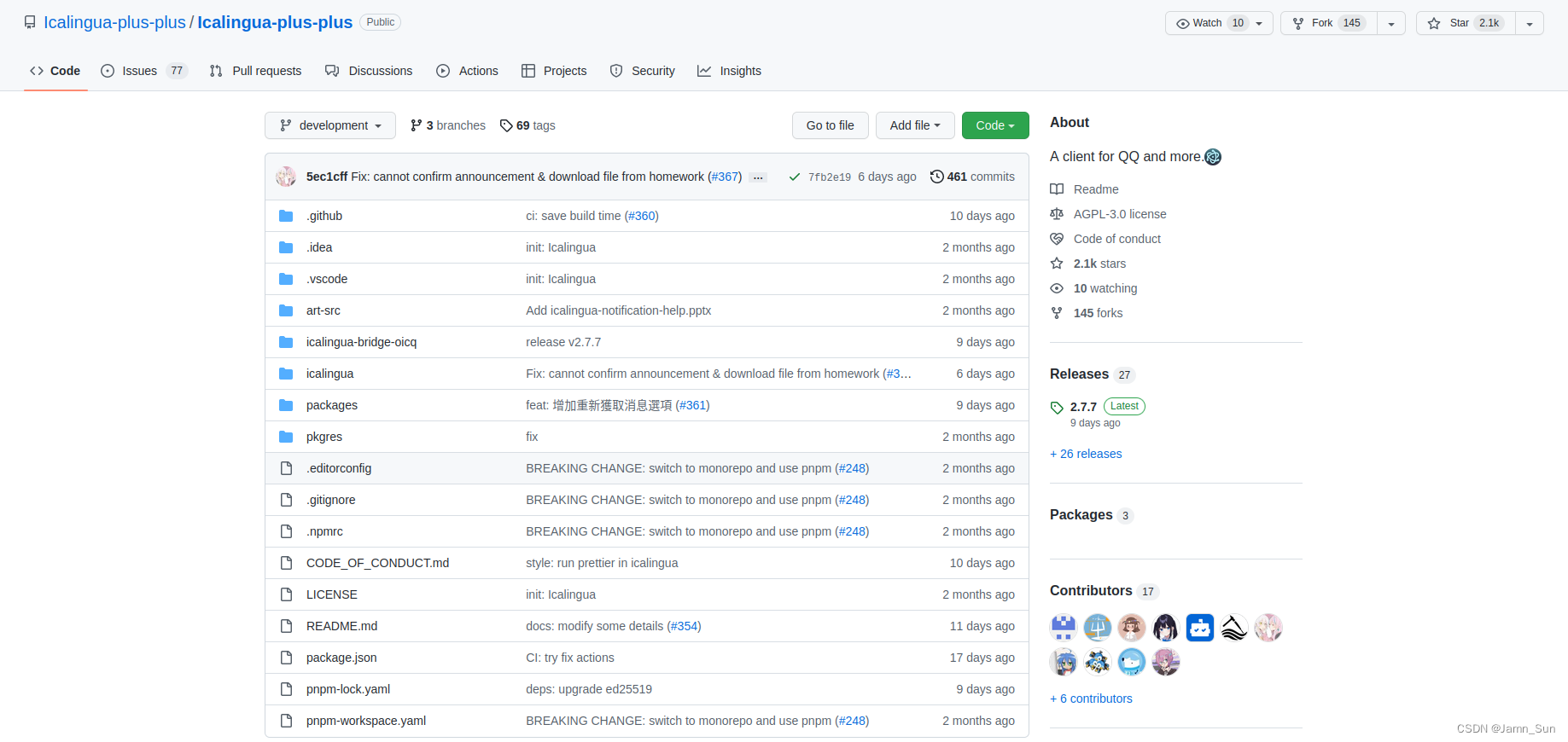 Ubuntu22 超nice的QQ(Icalingua++)安装步骤，拒绝走弯路！！-CSDN博客