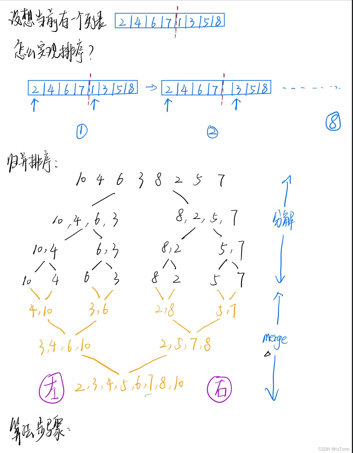 【动手学数据结构—归并排序(python)】数据结构数据的归并 26个英文字母python版 Csdn博客