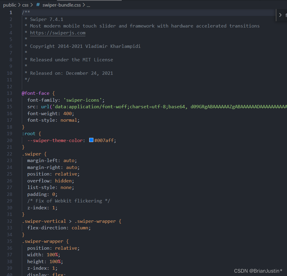 Swiper插件 下载及使用教程_swiper-bundle.min.js-CSDN博客