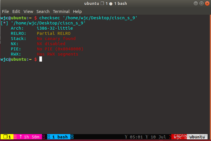 [BUUCTF] ciscn_2019_s_9_buuctf jmp esp-CSDN博客