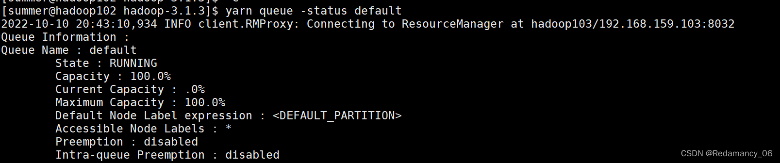 HadoopYarn常用命令、yarn application查看任务、yarn logs查看日志、yarn applicationattempt查看尝试运行的任务、查看容器、Yarn生产环境 ...