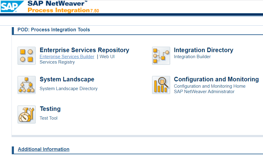 SAP Process Integration 7.5 NWA 站点地图快速链接_sap nwa-CSDN博客