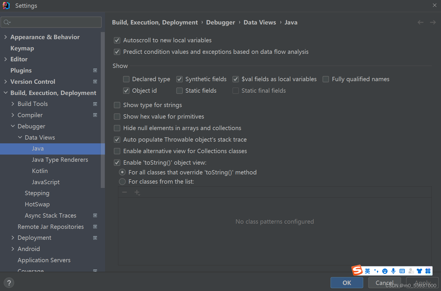 Idea默认情况下，Debug显示的数据是简化后的，如果希望看到完整的数据需要做设置。_idea debug map格式显示-CSDN博客