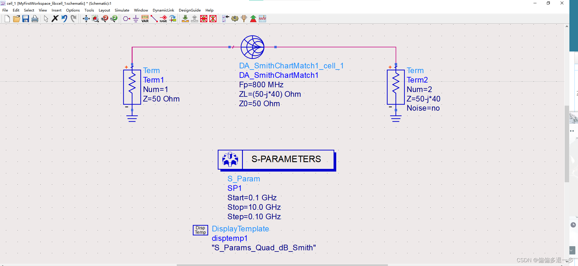 用ADS软件的Smith圆图求解传输线阻抗匹配问题_smith圆图软件-CSDN博客