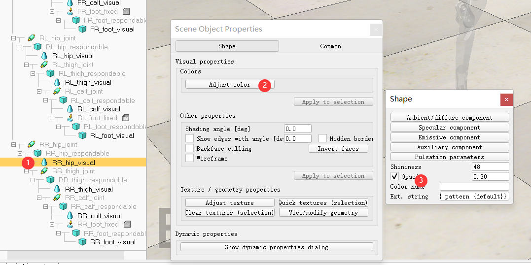 四足机器人研究（一）-V-rep宇树A1模型导入_unitree a1参数-CSDN博客