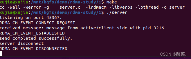 RDMA-send/recv例程_rdma源码-CSDN博客