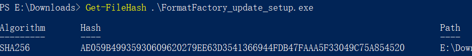 利用Get-FileHash工具进行哈希验证-CSDN博客
