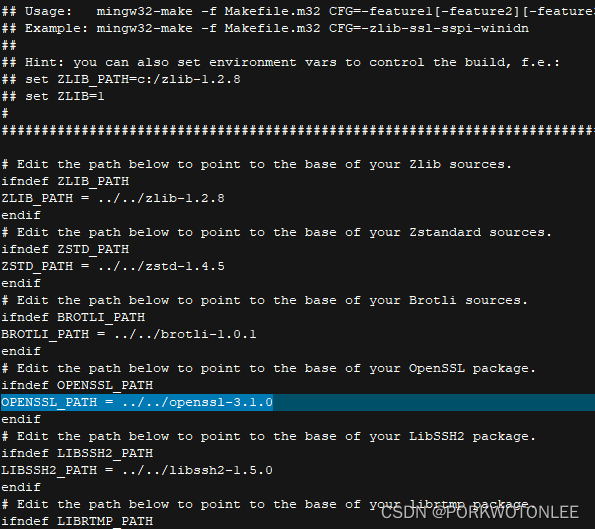 Mingw 32bit构建curl With Openssl流程mingw32安装curl Csdn博客