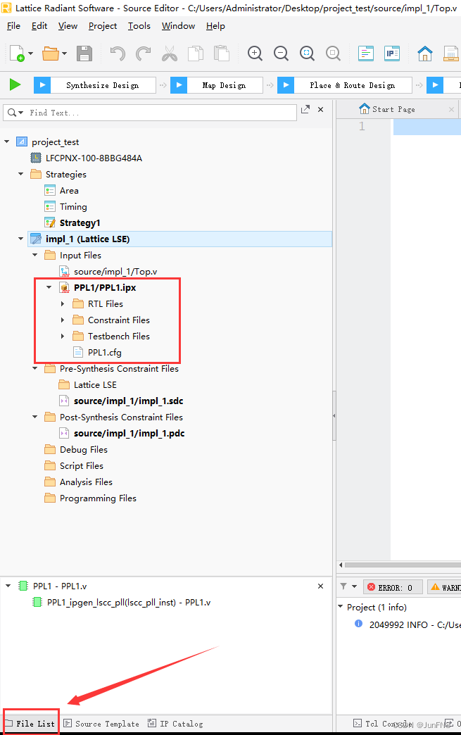 LATTICE软件之熟悉开发环境_lattice fpga开发环境-CSDN博客
