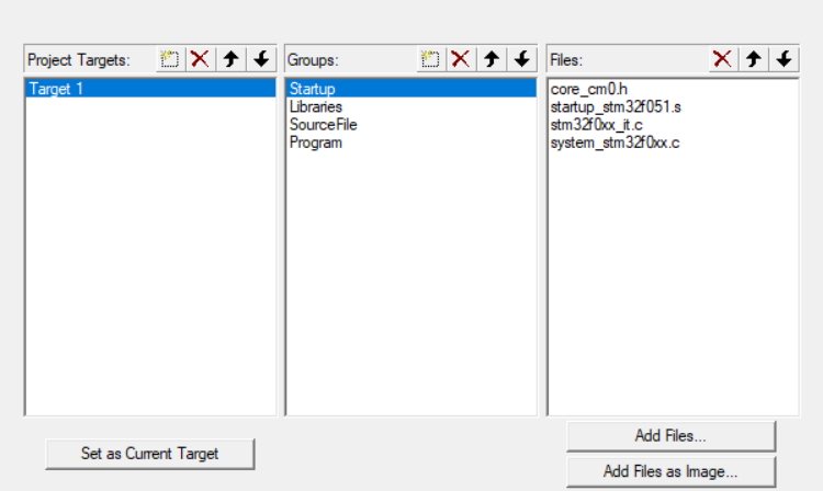 Keil uVision5 创建工程（STM32F051C8T6）_新建uv5工程-CSDN博客