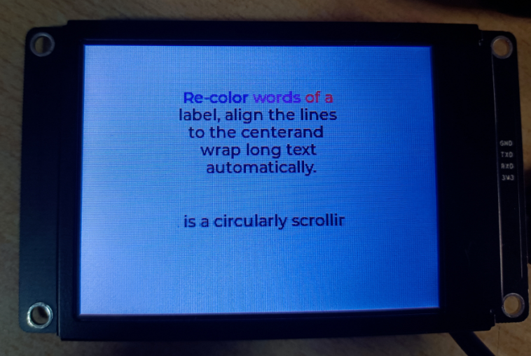 LVGL学习记录：Label标签_lvgl制定坐标显示字符-CSDN博客