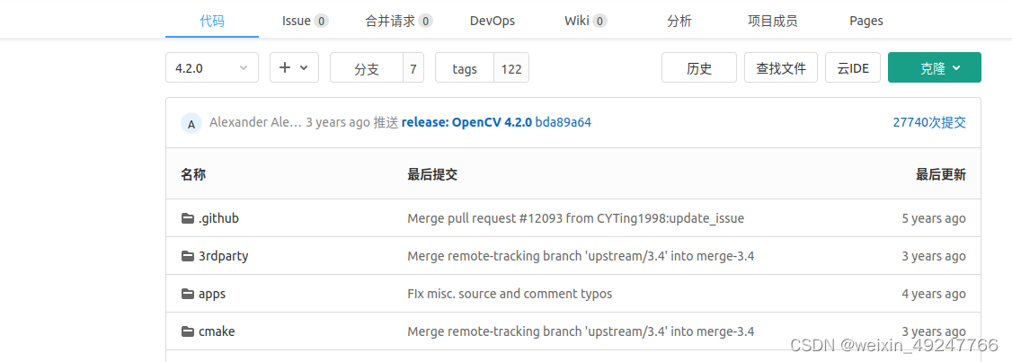 Ubuntu20.04下OpenCV4.2.0安装以及多版本切换_ubuntu 20.04 安装opencv4.2-CSDN博客