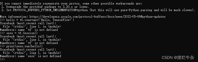 安装tensorflow1 14(cpu) Kera2 2 5指南 Tensorflow1 14对应的python版本 Csdn博客