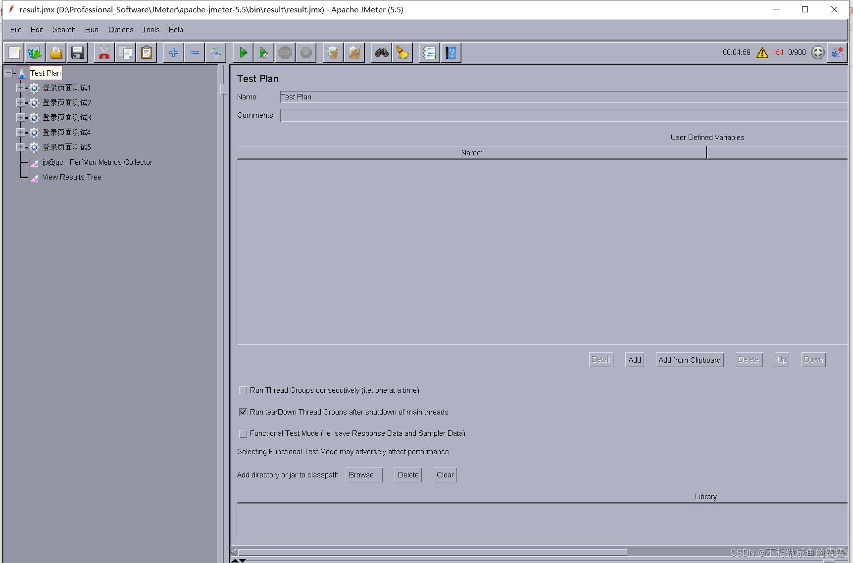 运行ServerAgent没问题，但在Jmeter端点击测试后，ServerAgent闪退_jmeter serveragent 出现闪退-CSDN博客