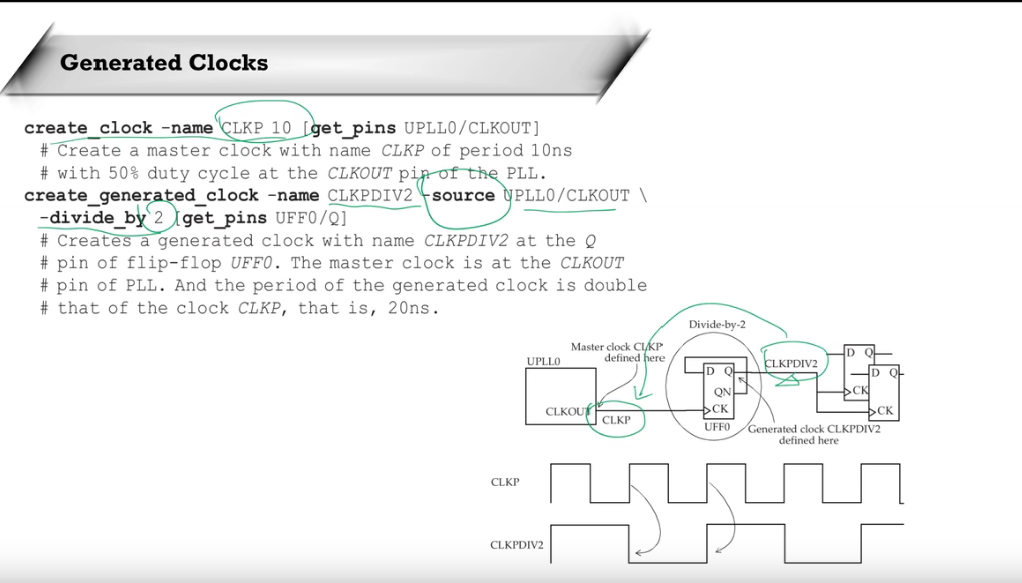 STA环境_generate clock与与源时钟是同步的吗-CSDN博客